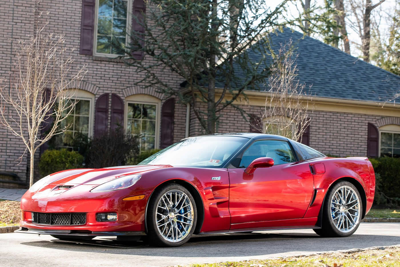 Crystal Red Metallic Corvette